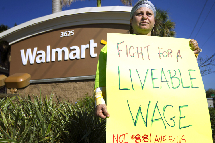 Walmart Workers Strike Over Minimum Wage in 15 U.S. Cities ...