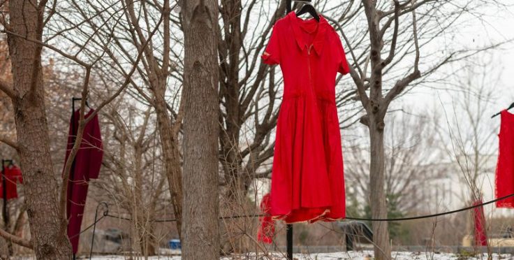 These Haunting Red Dresses Memorialize Murdered And Missing Indigenous ...