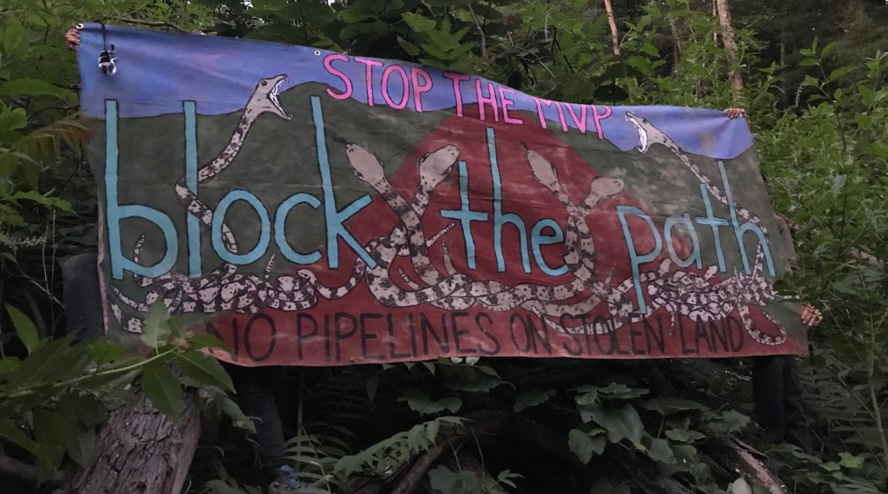 Activist Uses Body To Directly Block Pipeline - PopularResistance.Org