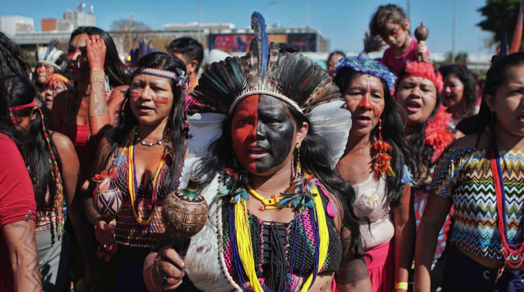 Brazil Indigenous Women Unite In Historic March Popularresistanceorg