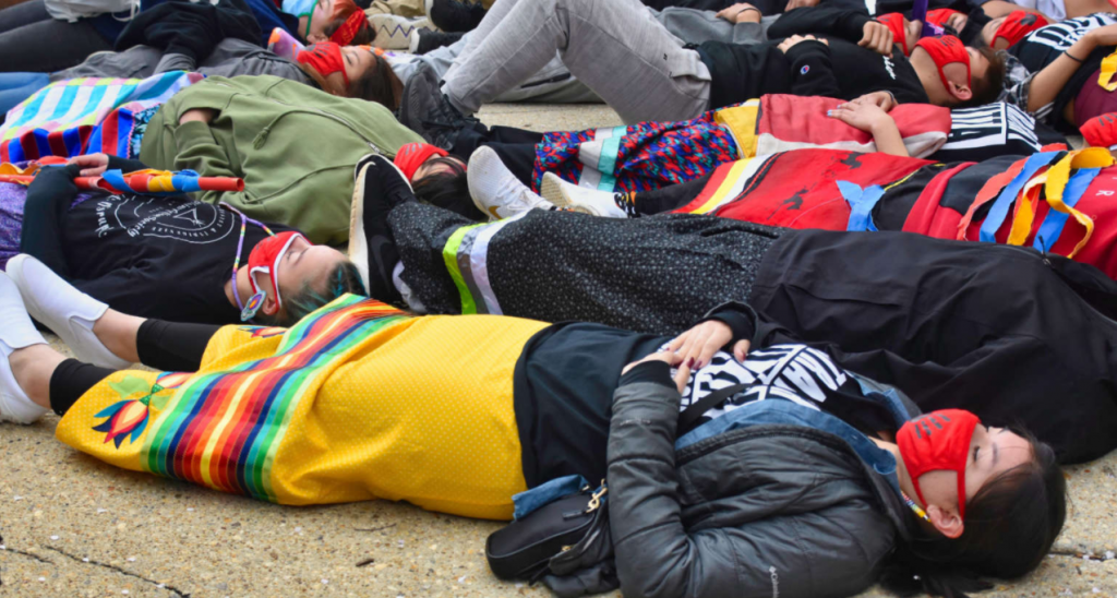 Indigenous Youth Rally To Demand Biden Stop Pipelines ...