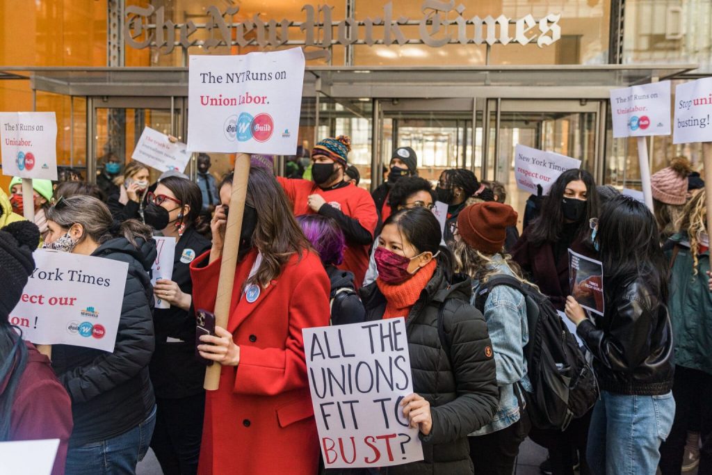 The New York Times Tech Guild Wins Union Vote - PopularResistance.Org