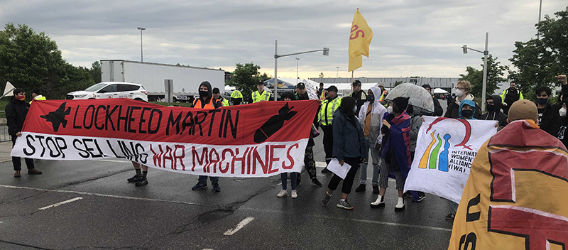 Hundreds Protest, Block Entrances To North America's Largest Weapons ...