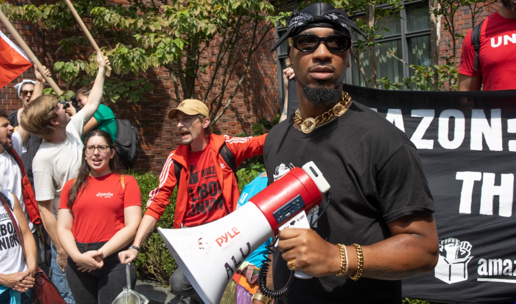 Amazon Workers Protest Appearance By Amazon CEO At NYT DealBook Summit ...