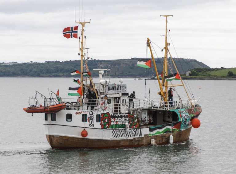 Gaza Flotilla Ship 'Handala' Sails To Challenge Genocide Of ...